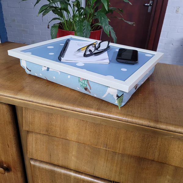 Luxury Dapper Dogs Lap Tray with Bean Bag – Made In The Mill